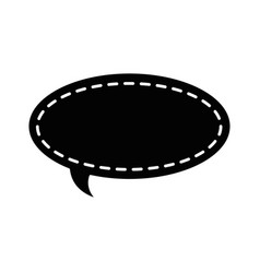 Speech bubble isolated icon Royalty Free Vector Image
