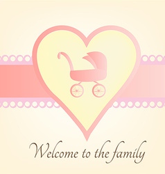 Baby document design Royalty Free Vector Image