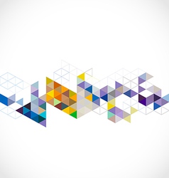 Abstract colorful modern geometric template Vector Image