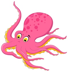 Cute octopus cartoon Royalty Free Vector Image