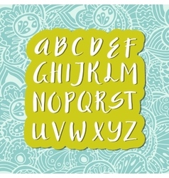 Unique alphabet Royalty Free Vector Image - VectorStock