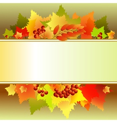 Colorful autumn background Royalty Free Vector Image