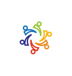 Community graphic design template isolated Vector Image