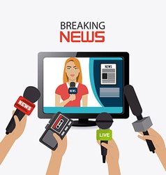 Journalism design Royalty Free Vector Image - VectorStock