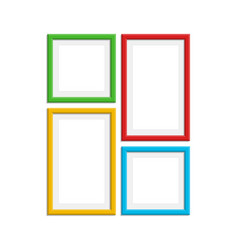 Movie clapper board set Royalty Free Vector Image