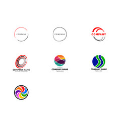 Computer solution logo Royalty Free Vector Image