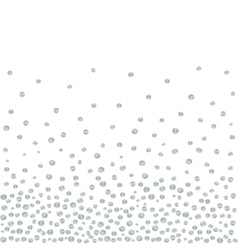 Random falling silver dots background Royalty Free Vector