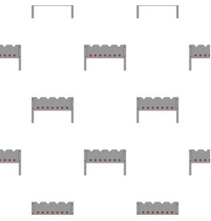 Steel brazier pattern seamless Royalty Free Vector Image
