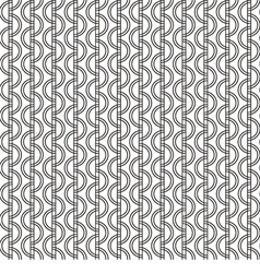 Round cable labyrinth pattern Royalty Free Vector Image