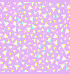Hologram geometric seamless pattern Royalty Free Vector