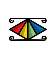 Jet location business logo design Royalty Free Vector Image