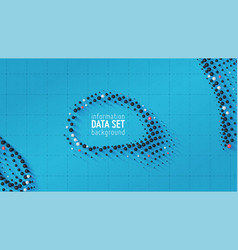 Abstract colorful big data information Royalty Free Vector