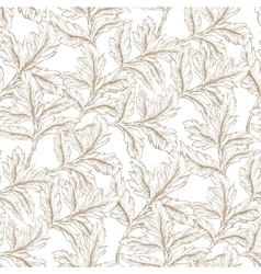 Seamless leaves wallpaper Royalty Free Vector Image