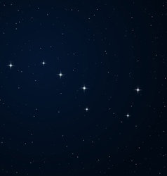 Constellation ursa major Royalty Free Vector Image