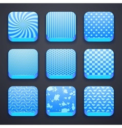 Buttons black interface icons Royalty Free Vector Image