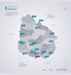 Taiwan map with red pin Royalty Free Vector Image