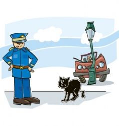 Cat curse Royalty Free Vector Image - VectorStock