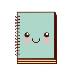 Sketch draw notebook cartoon Royalty Free Vector Image