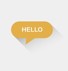 Speech bubbles with hello on different languages Vector Image