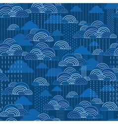 Rain seamless pattern Royalty Free Vector Image