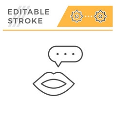 Mouth sound pronunciation lips phonemes animation Vector Image