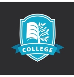 Logo college Royalty Free Vector Image - VectorStock