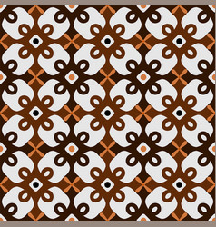 Indigo batik pattern Royalty Free Vector Image