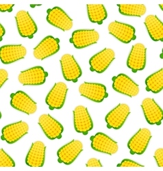 Corn seamless pattern Royalty Free Vector Image