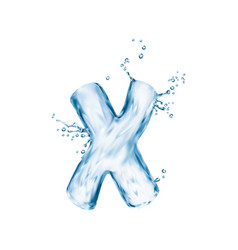 Letter k colorful watercolor aquarelle font type Vector Image