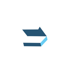 Open box logo design Royalty Free Vector Image