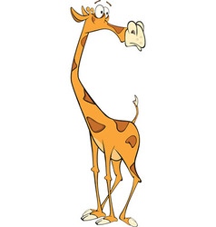 Toy giraffe cartoon Royalty Free Vector Image - VectorStock