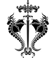 Dragon arms Royalty Free Vector Image - VectorStock