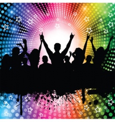 Splashes round background Royalty Free Vector Image