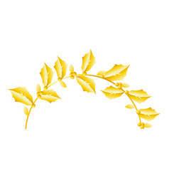 Leaves arch design Royalty Free Vector Image - VectorStock