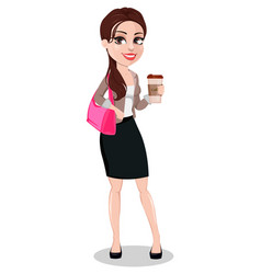 Business woman in office style clothes Royalty Free Vector