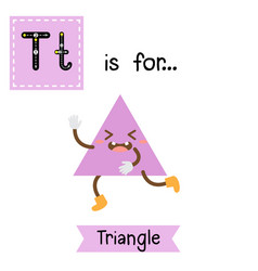 Letter r vocabulary rhomboid shape Royalty Free Vector Image