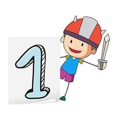 Number one Royalty Free Vector Image - VectorStock