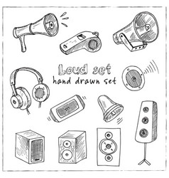 Hand drawn infinity icons set Royalty Free Vector Image