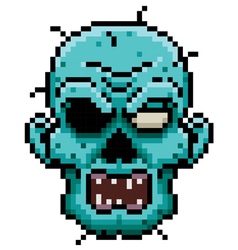 Zombie face Royalty Free Vector Image - VectorStock