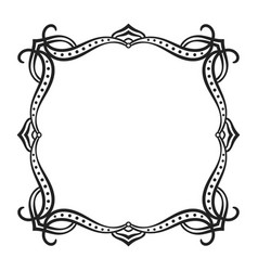 Ornate frame Royalty Free Vector Image - VectorStock