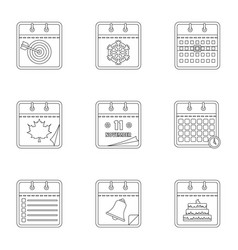 Cartoon kid daily routine activities set Vector Image