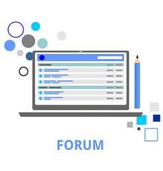 Forum Royalty Free Vector Image - VectorStock