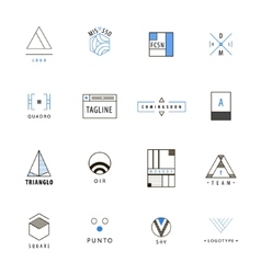 Hipster labels set Royalty Free Vector Image - VectorStock