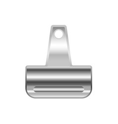 Note paper with bulldog clip Royalty Free Vector Image