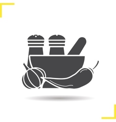 Spices icon set Royalty Free Vector Image - VectorStock