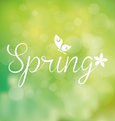 Abstract spring background frame Royalty Free Vector Image