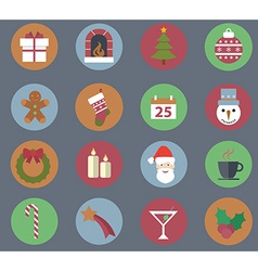 Set of christmas icons Royalty Free Vector Image