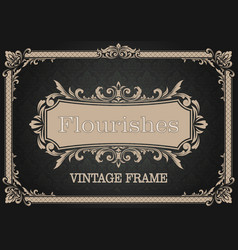 Vintage frame Royalty Free Vector Image - VectorStock