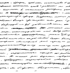 Hand written text seamless background Royalty Free Vector