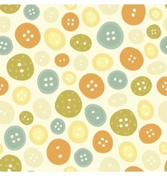 Seamless texture with buttons Royalty Free Vector Image